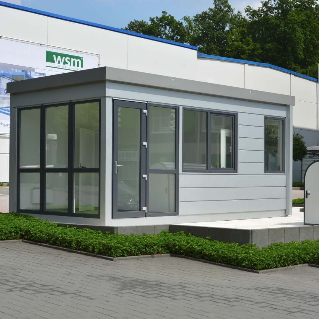 Kantoorunit 2x2m W-serie W8 Prefab bureelunit voor buiten