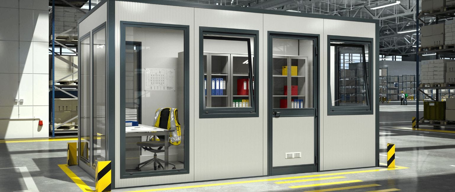 Kantoorunit Smart 4x4m [zelfbouw] voor binnen Umfeldt Urban Furniture ...